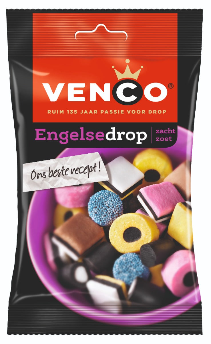 Venco Engelse Drop 127 Gram – Candyspot
