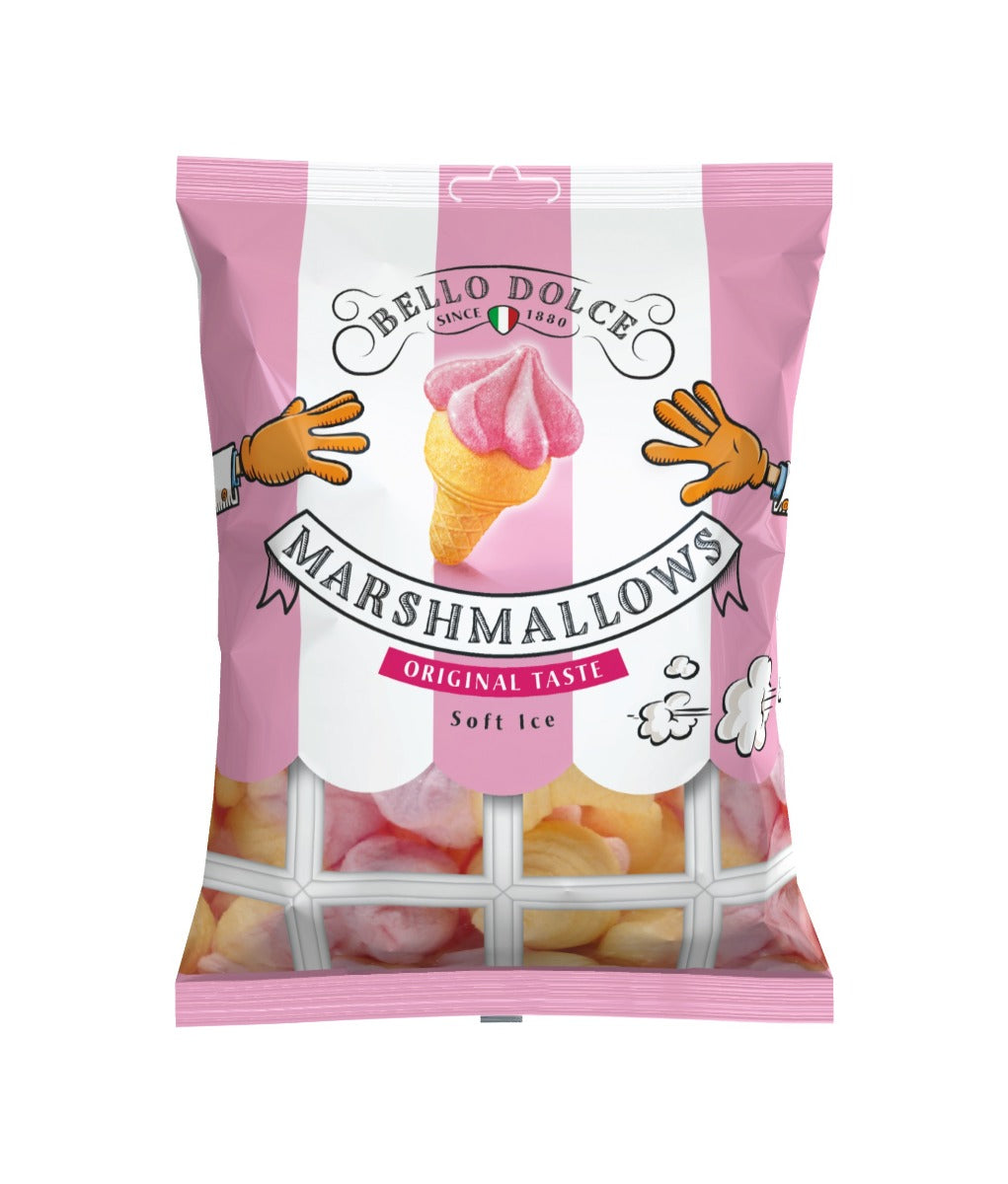 Bello Dolce Marshmallow IJsjes 150 Gram – Candyspot